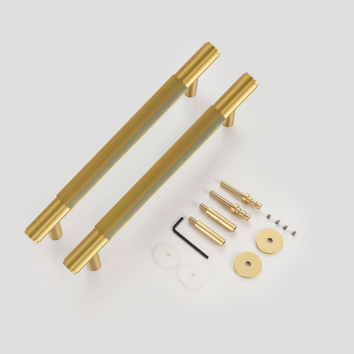 Pull bar P3100Z | Ribbed | Brass (SET) – Decor Room